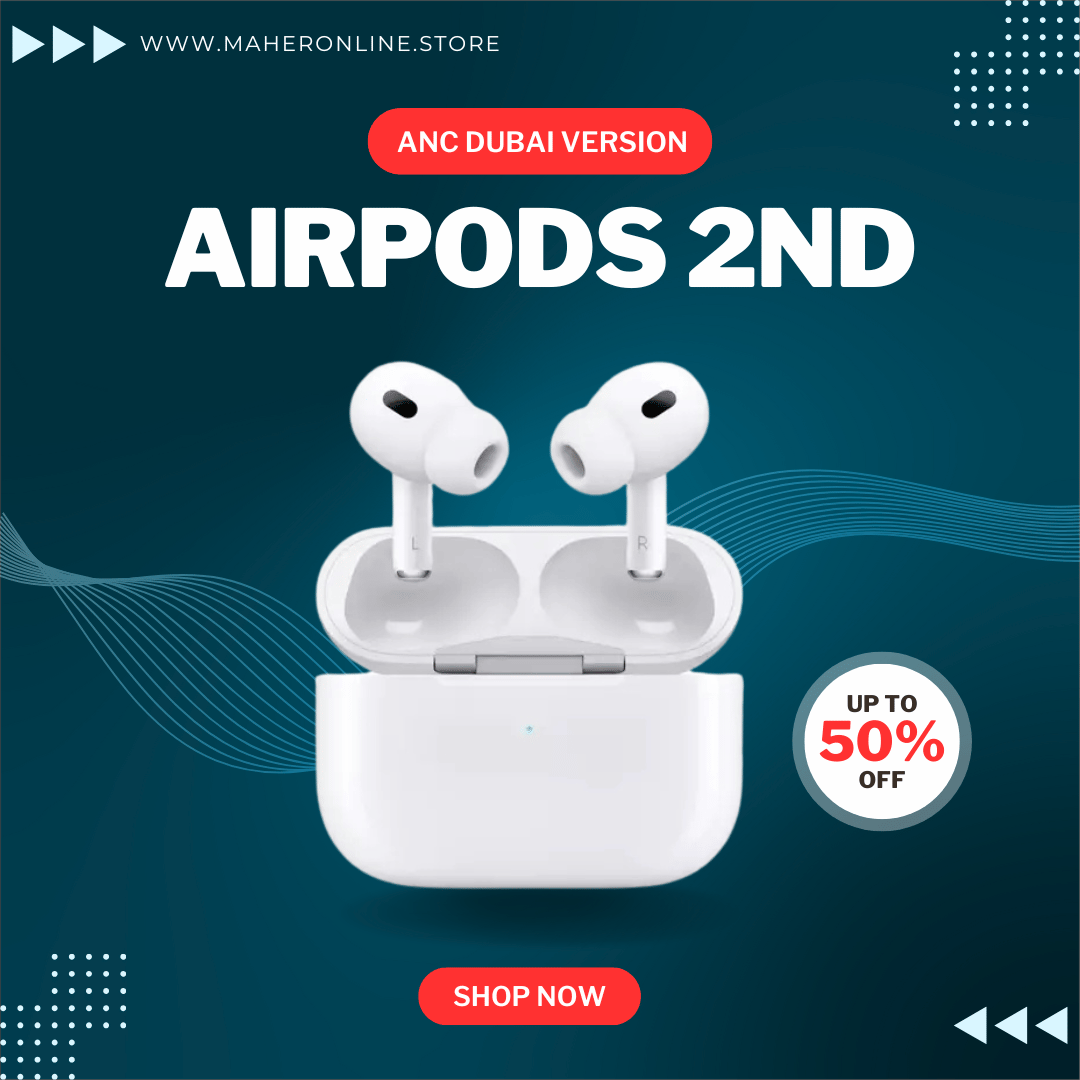 Apple Airpods Pro 2nd Gen ANC Dubai Version – Maher Online Store